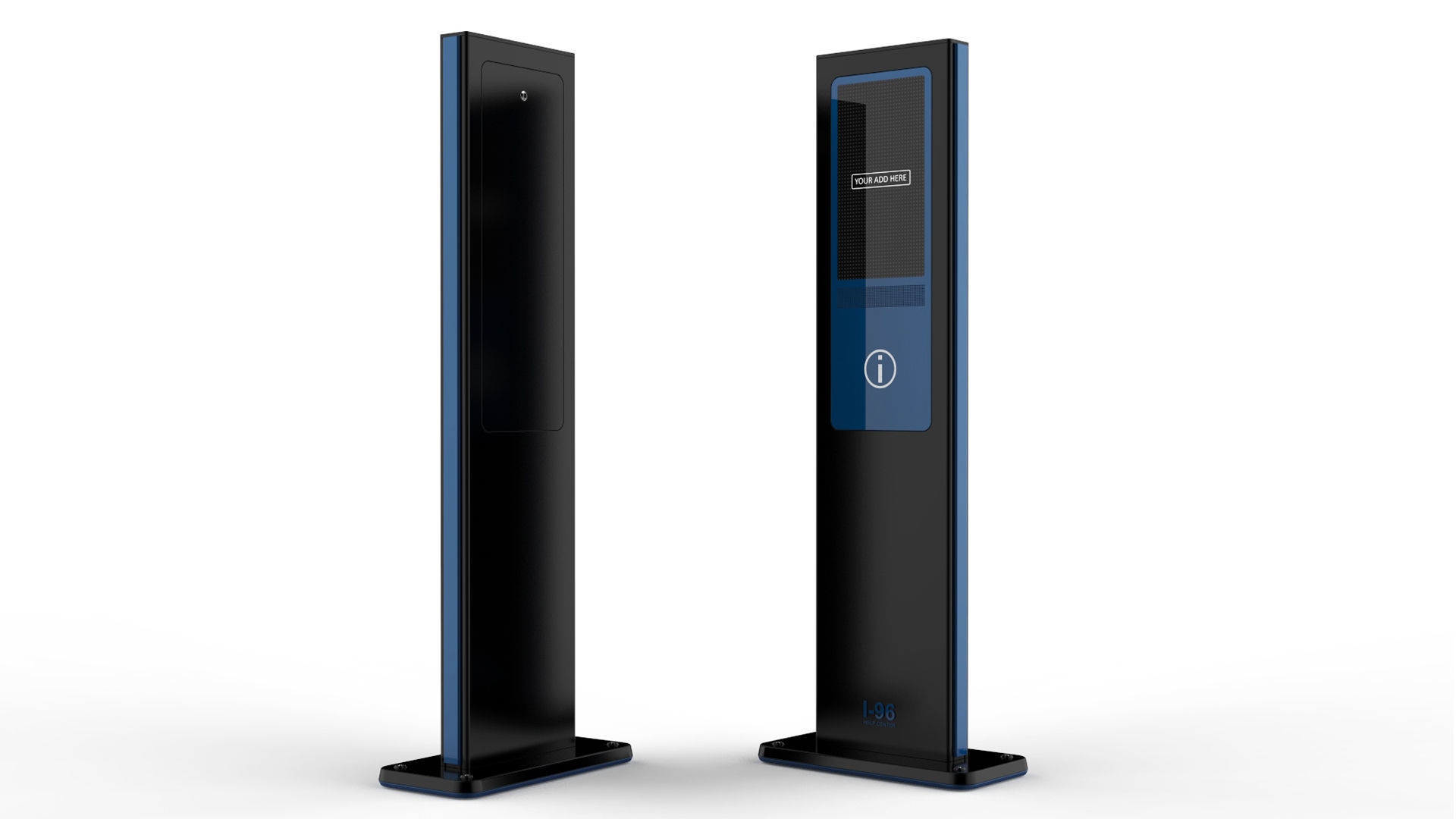 Ground Totem Self Service 06 3D model | CGTrader