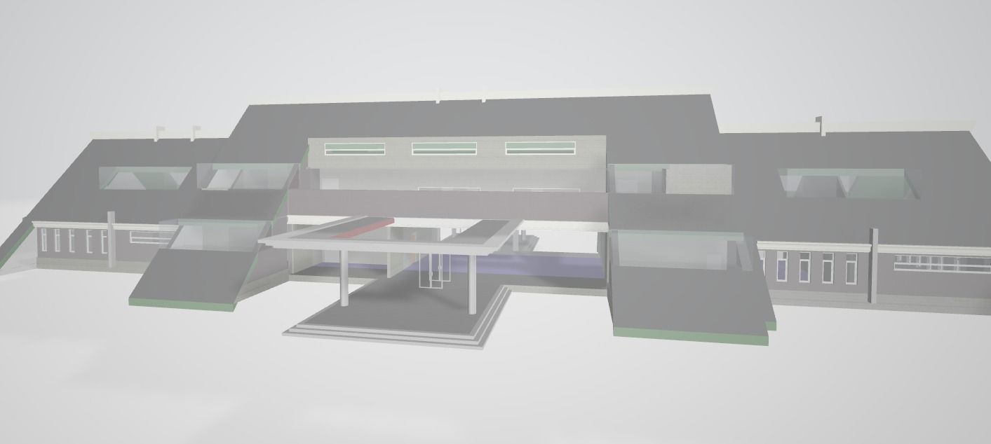 The triangle building 3D model | CGTrader