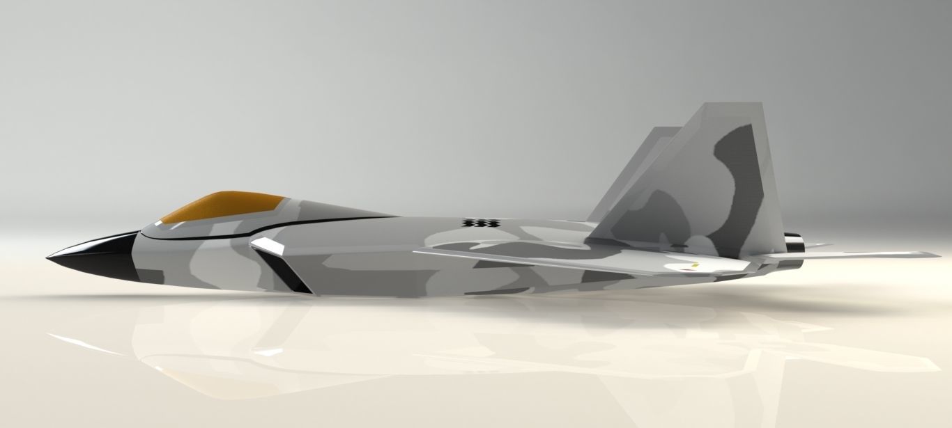Lockheed Martin F-22 Raptor Fighter Jet Model 3D model | CGTrader