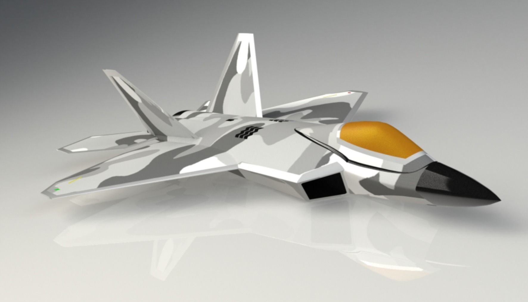 Lockheed Martin F-22 Raptor Fighter Jet Model 3D model | CGTrader