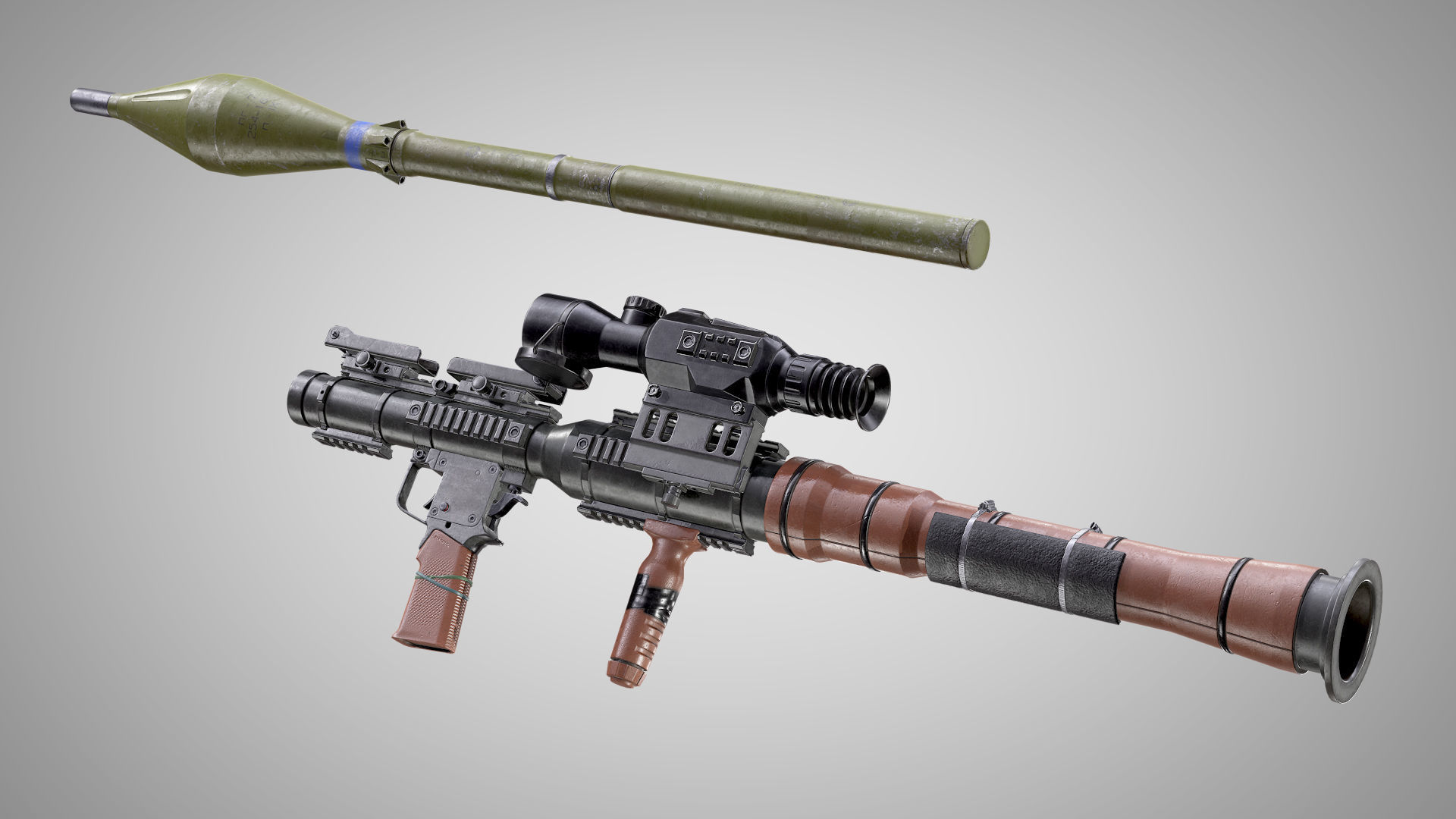 3D model AirTronic Precision Rocket Launcher PSRL FPS Game Ready Weapon ...