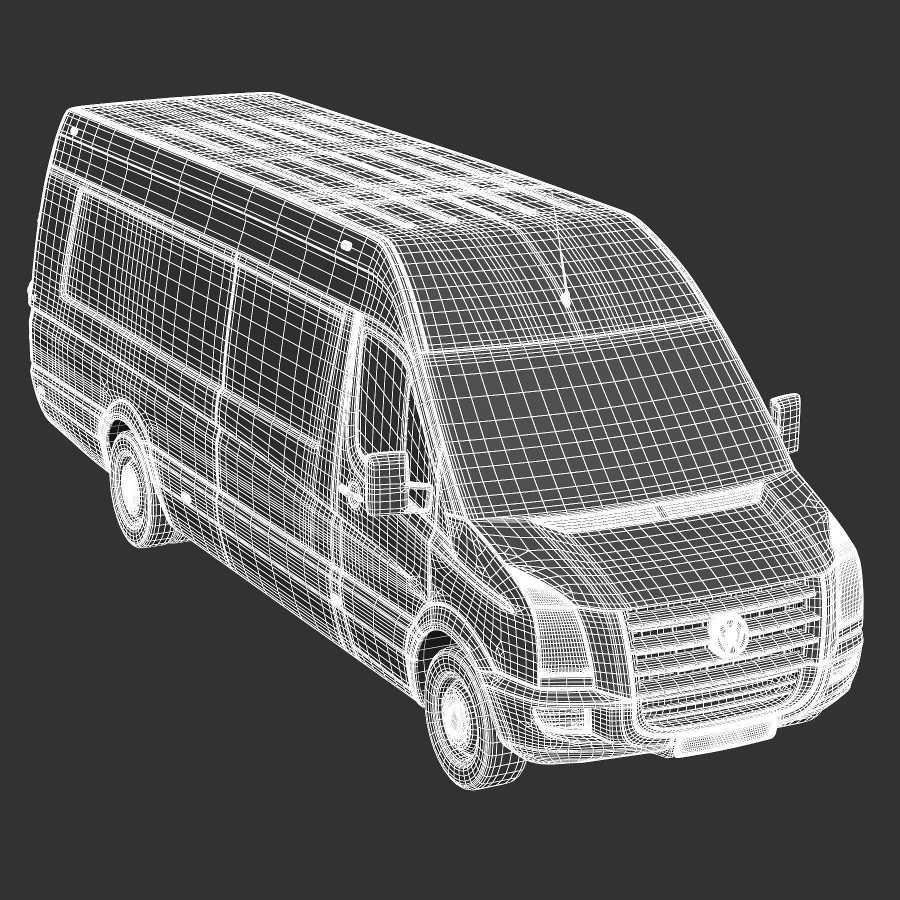 Volkswagen Crafter 3D model | CGTrader