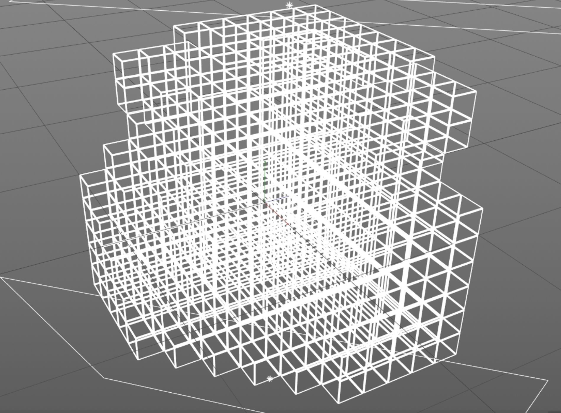 3D model Perfect cube array background VR / AR / low-poly | CGTrader