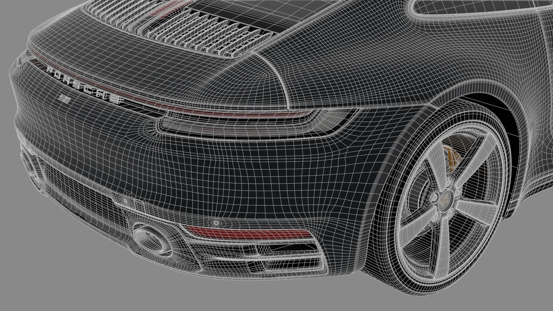 Porsche 911 992 3D model | CGTrader