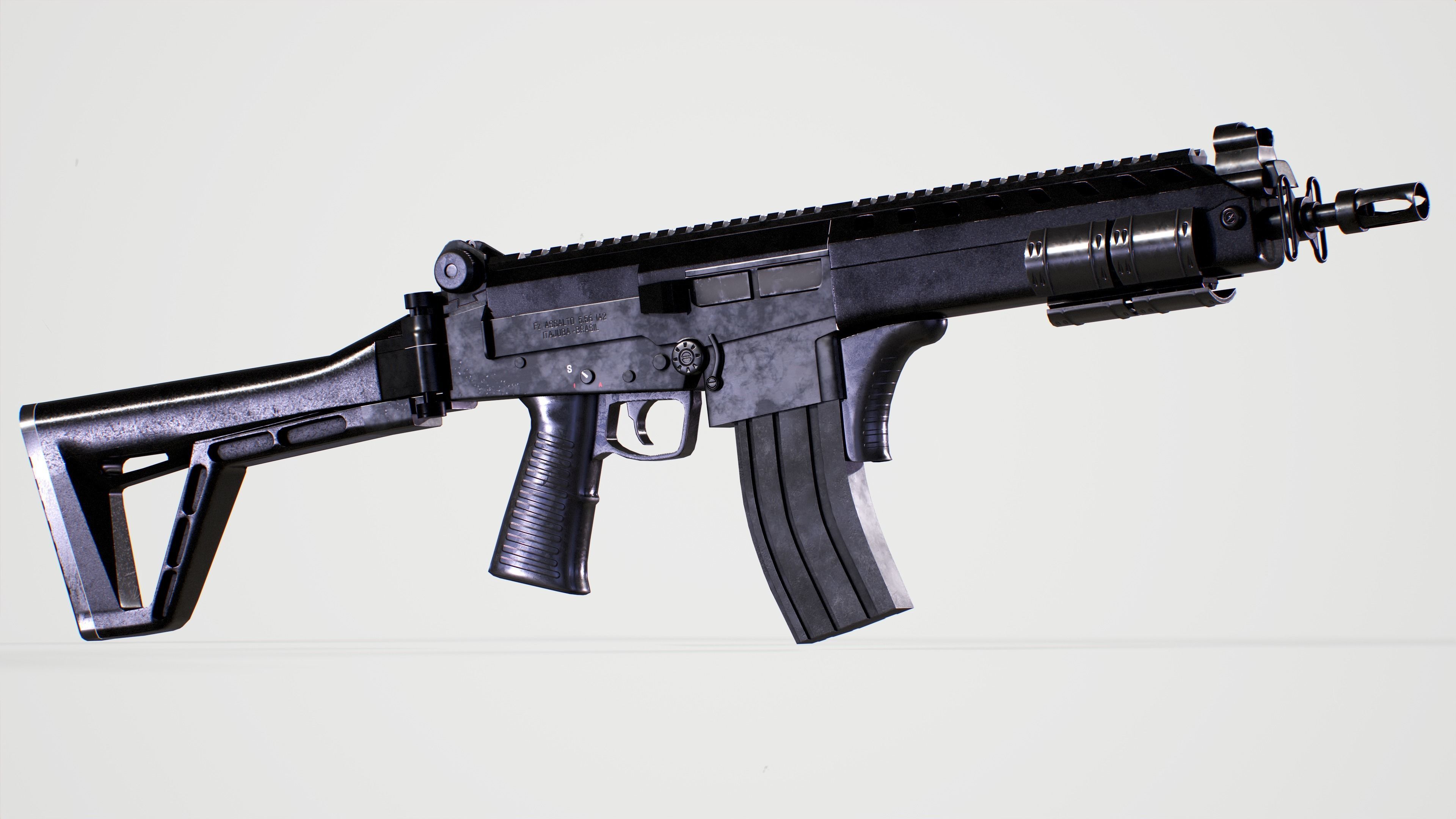 3D model IA2 - Brazillian Rifle VR / AR / low-poly | CGTrader