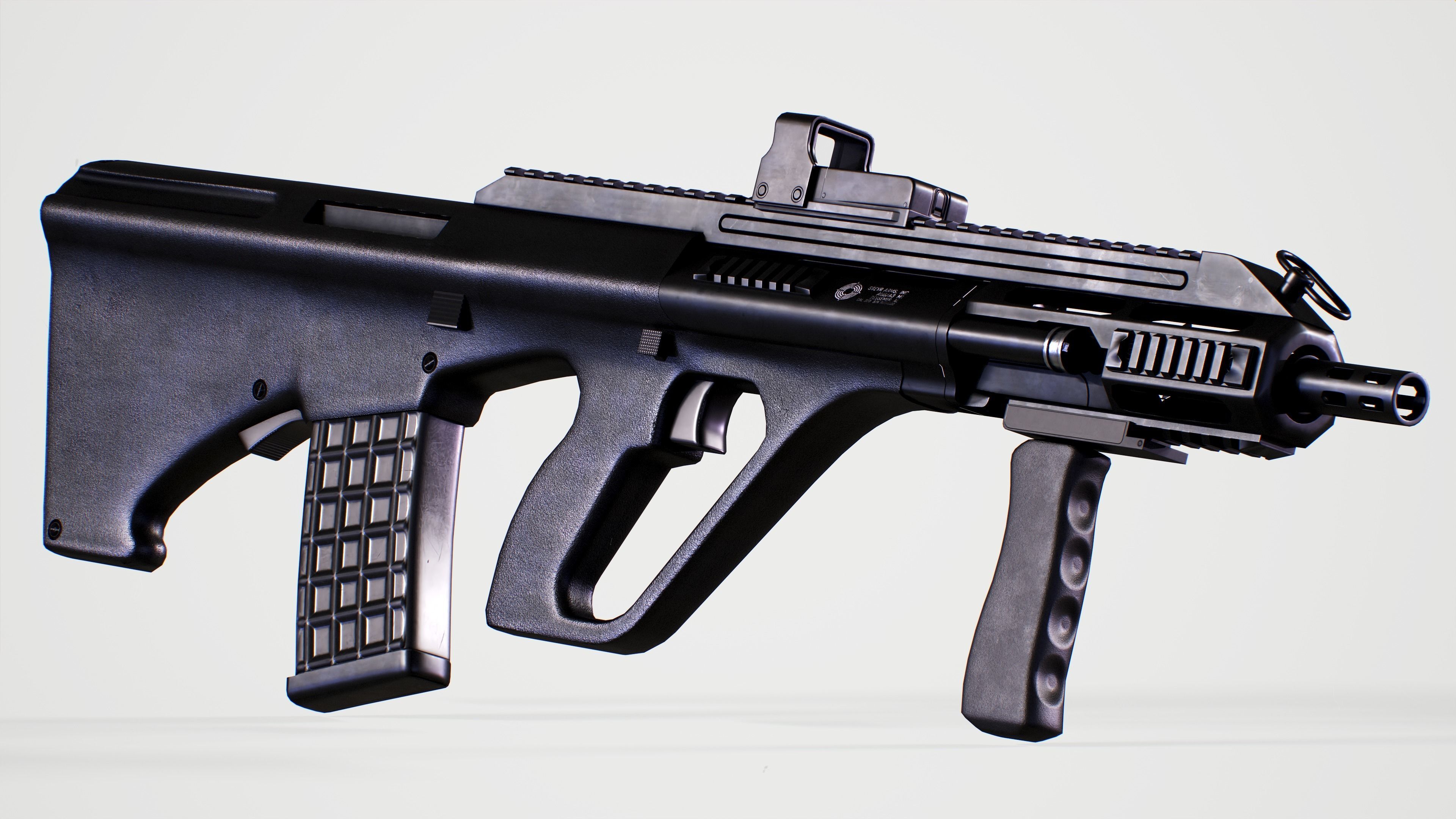 3D model AUG A3 VR / AR / low-poly | CGTrader