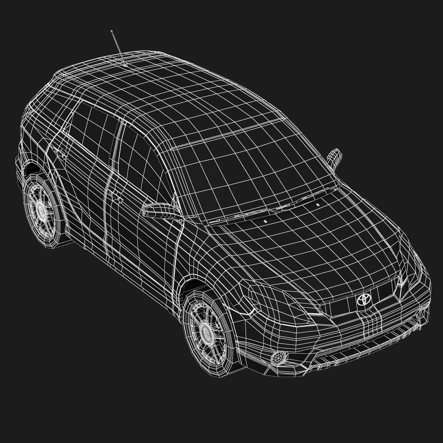 Toyota Matrix 3D model | CGTrader