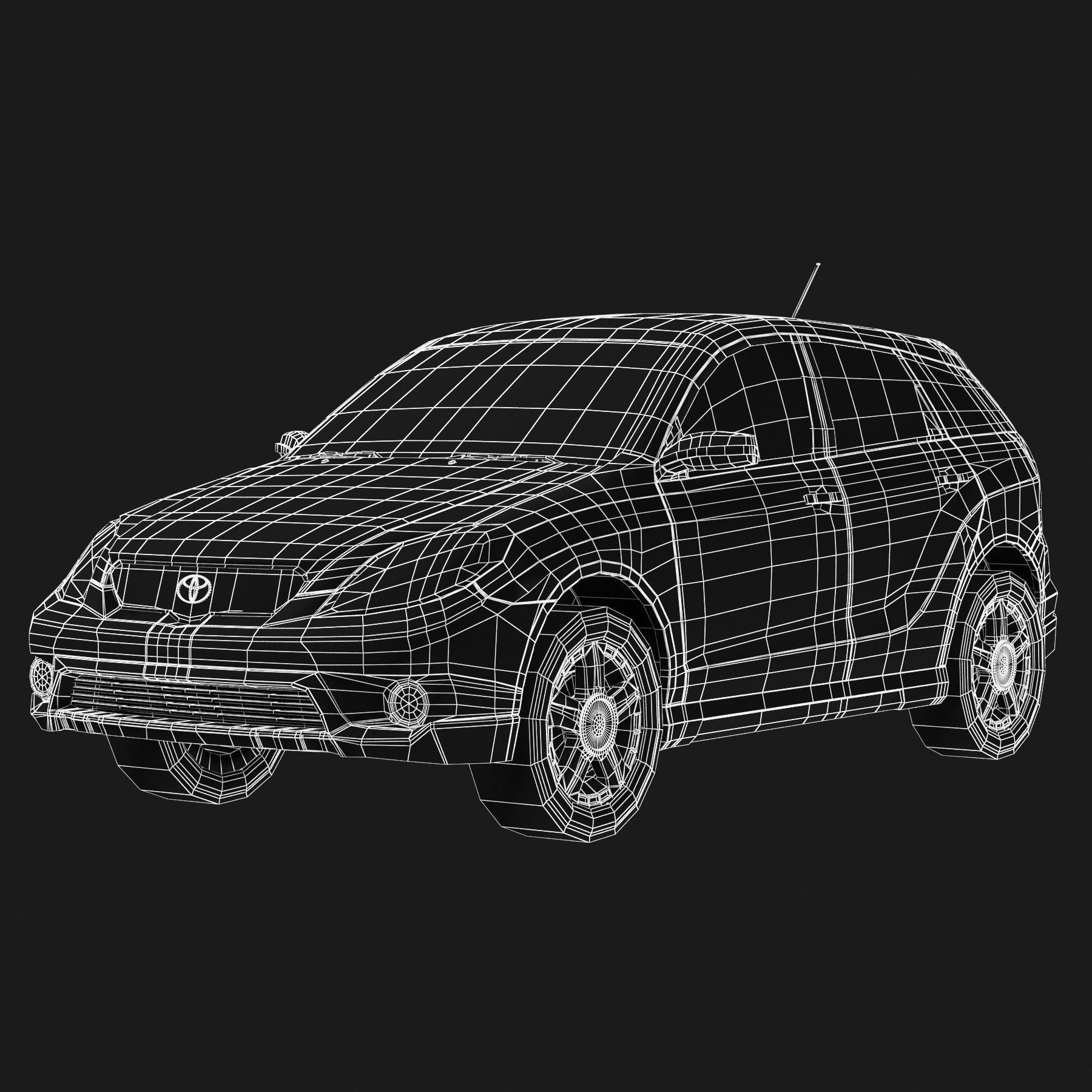 Toyota Matrix 3D model | CGTrader