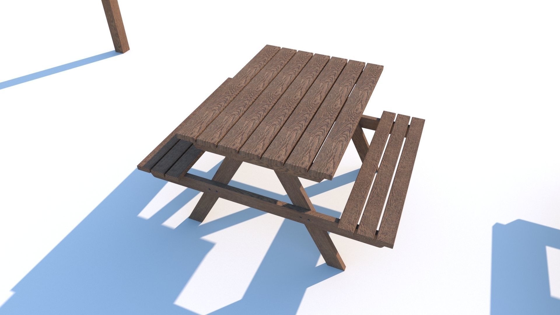 PICNIC TABLE free VR / AR / low-poly 3D model | CGTrader