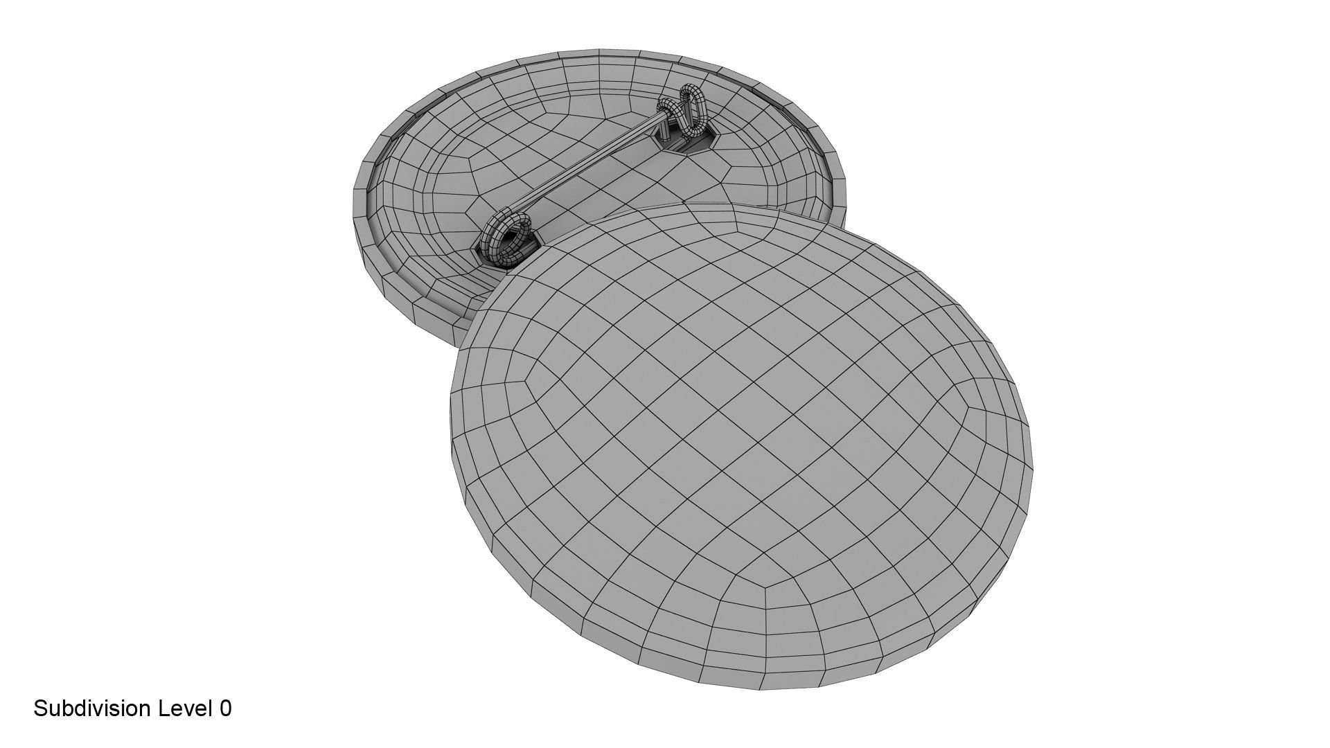 Badge Pin 3D model | CGTrader