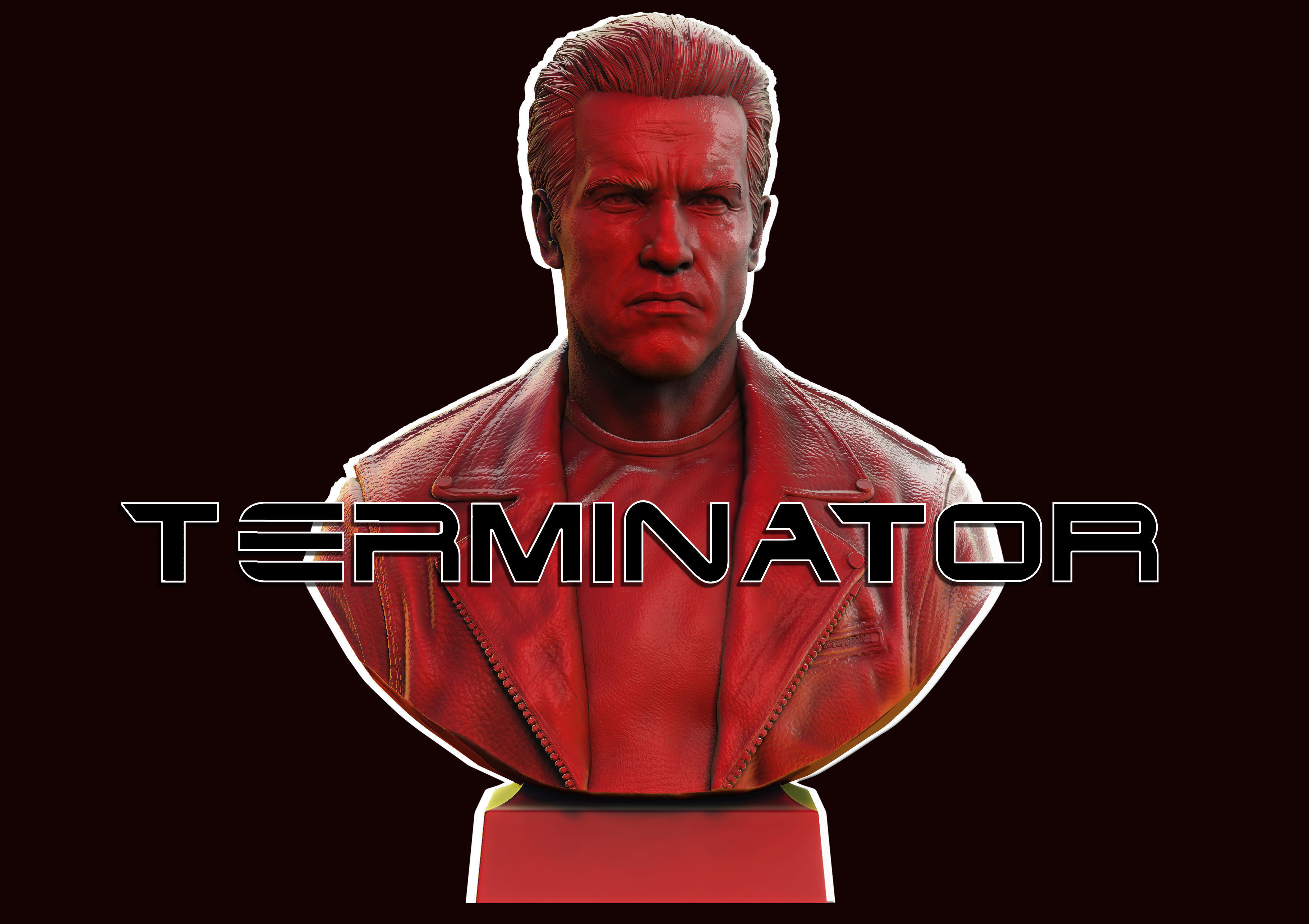 TERMINATOR Arnold Schwarzenegger 3D model 3D printable | CGTrader