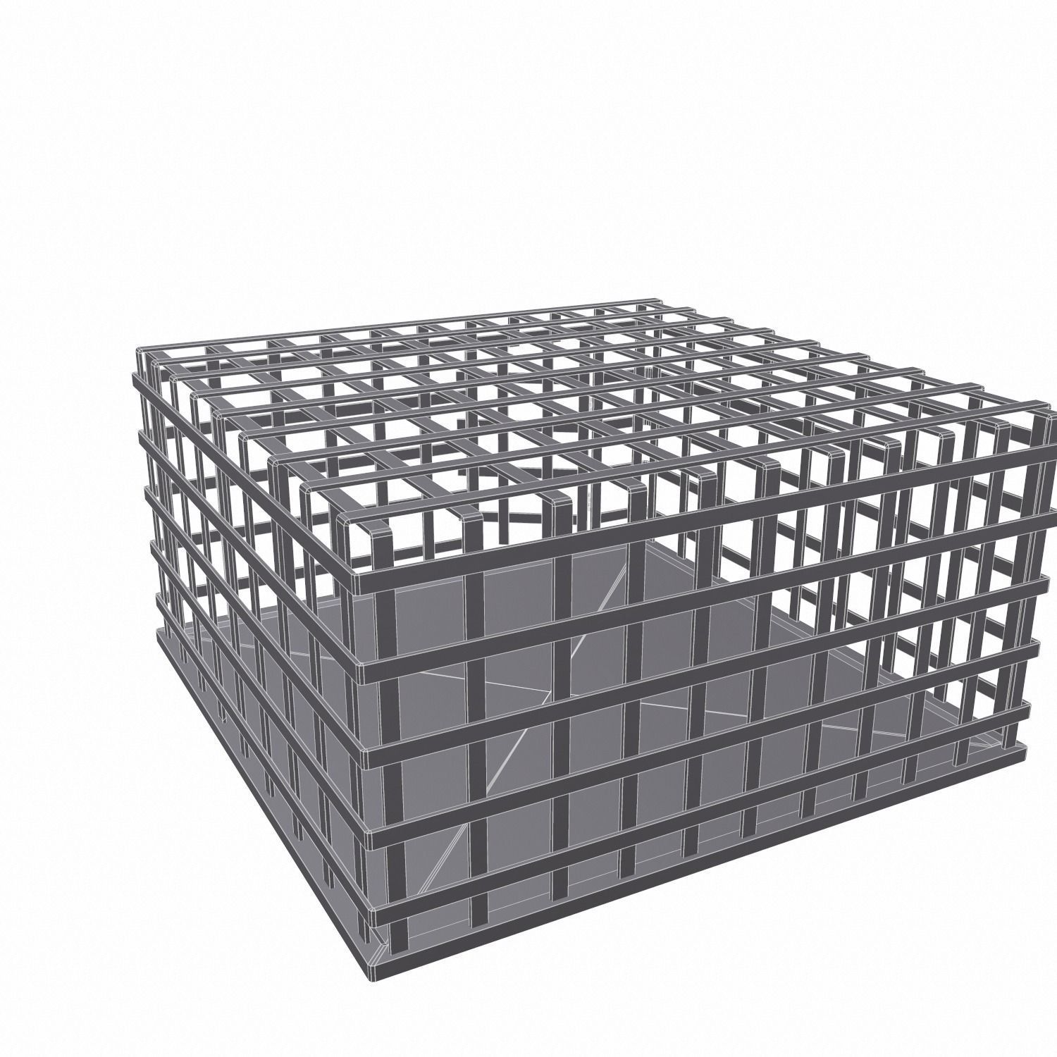 3D model Metal Cage - PBR VR / AR / low-poly | CGTrader