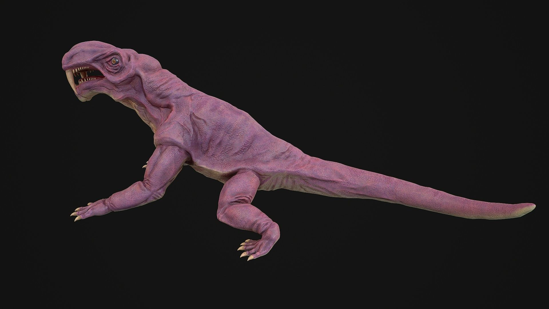 3D model Ivantosaurus ensifer ancient animal detailed VR / AR / low ...