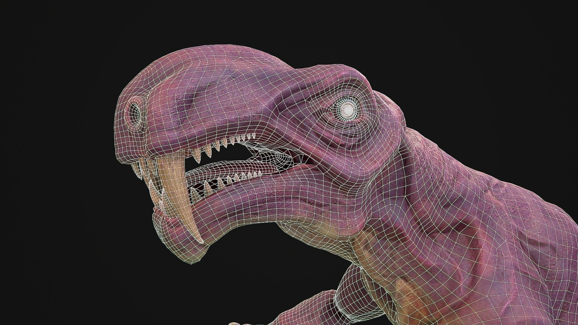 3D model Ivantosaurus ensifer ancient animal detailed VR / AR / low ...