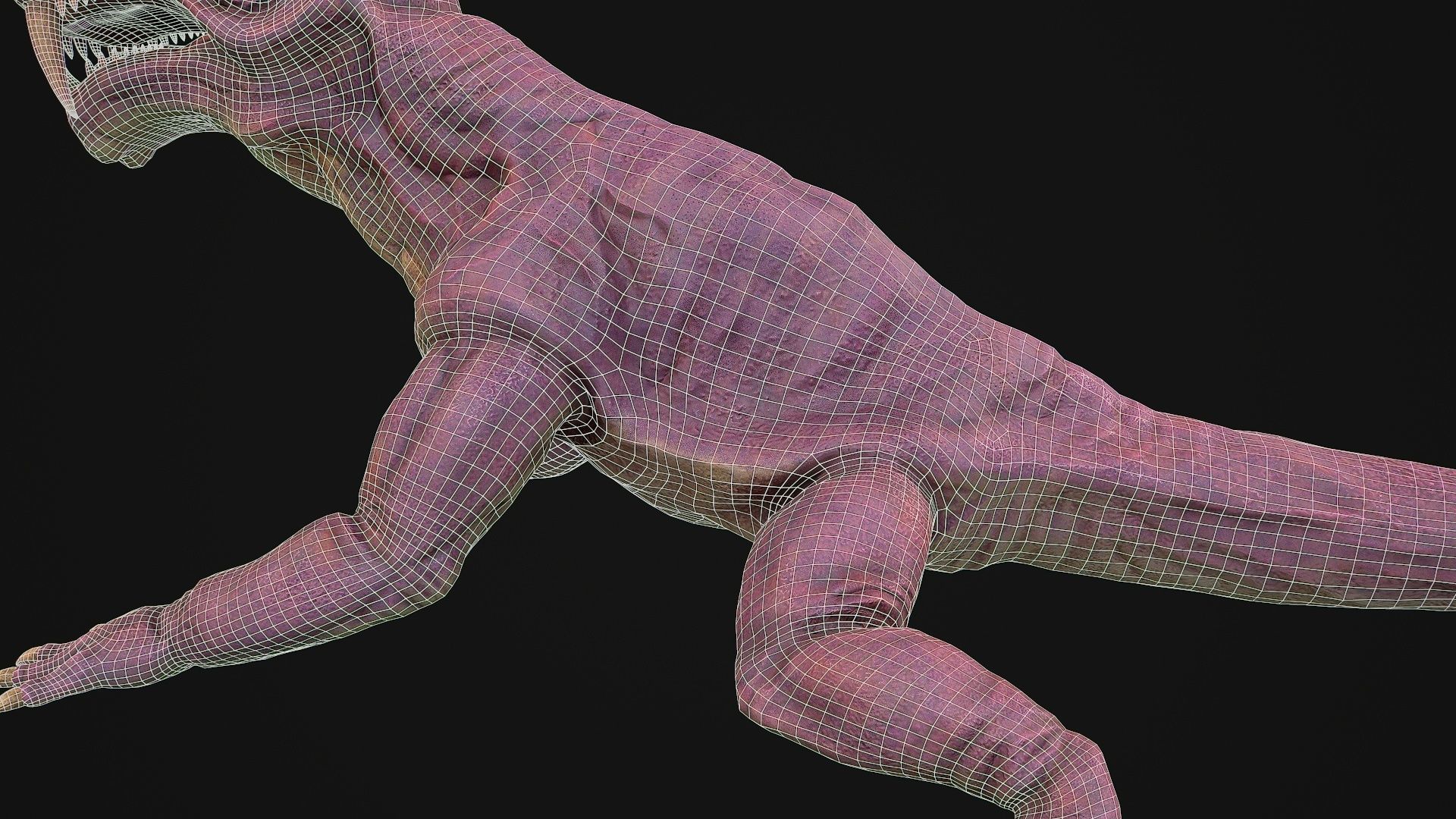 3D model Ivantosaurus ensifer ancient animal detailed VR / AR / low ...