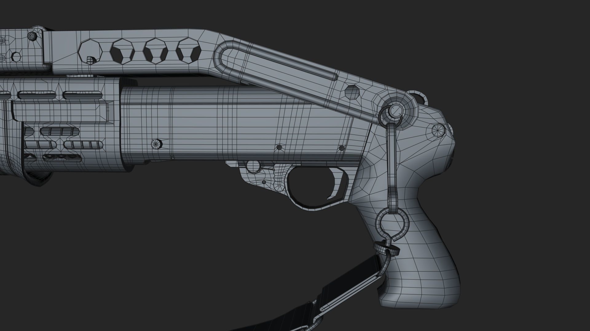 Franchi SPAS 12 3D model | CGTrader