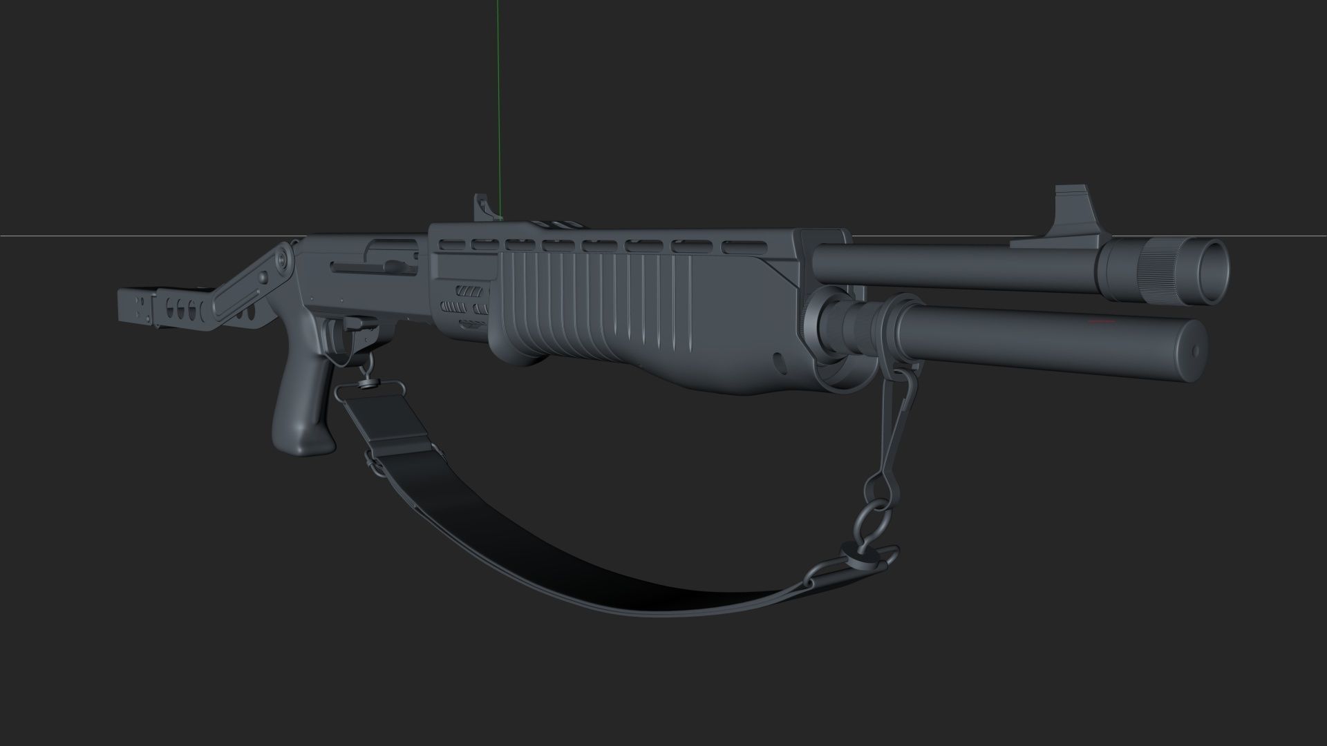 Franchi SPAS 12 3D model | CGTrader