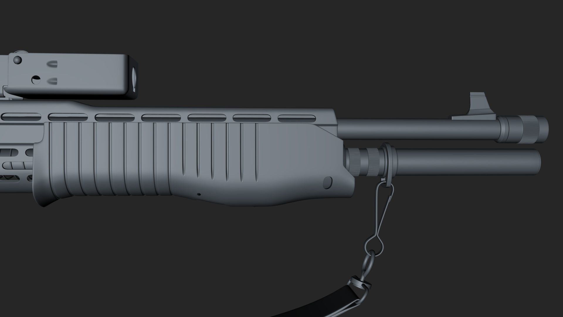 Franchi SPAS 12 3D model | CGTrader