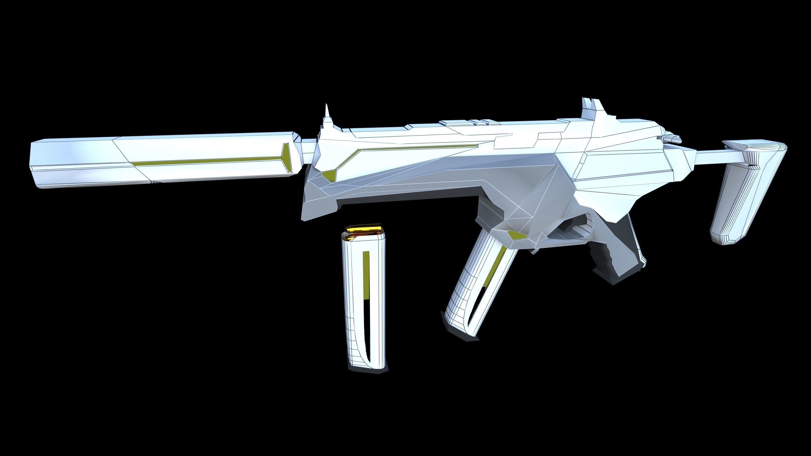 Gun Spectre Valorant 3D model | CGTrader