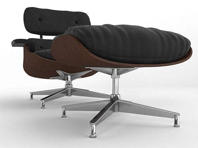 Eames Lounge Set 3D model | CGTrader
