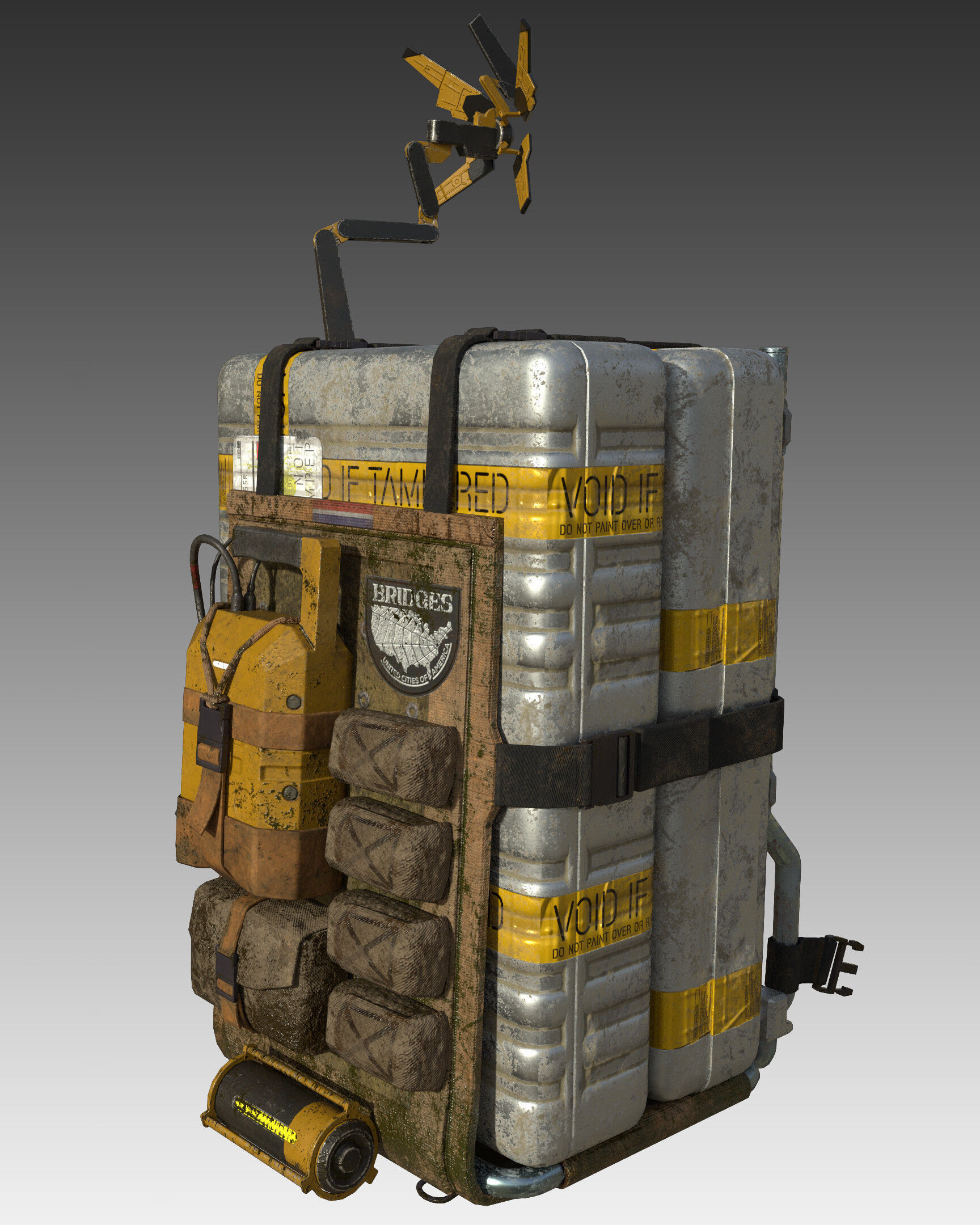 3D model Death Stranding Backpack VR / AR / low-poly | CGTrader