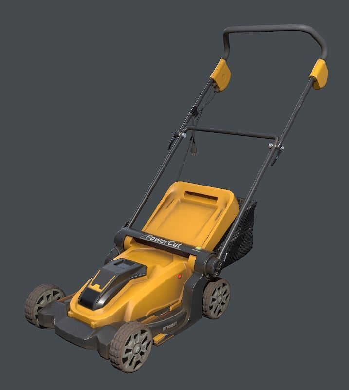 3D model GrassCutter lawn mower VR / AR / low-poly | CGTrader