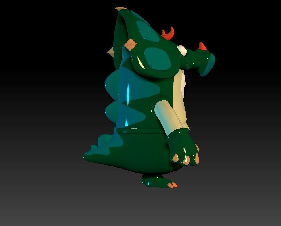 Fall Guys dinosaur 3D model 3D printable | CGTrader