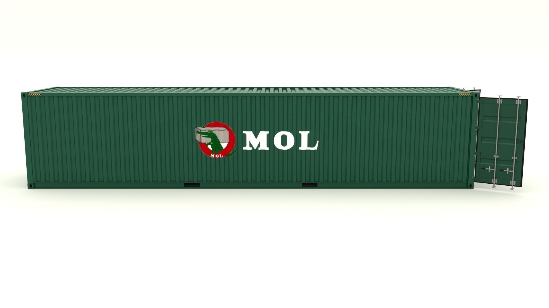 Shipping container MOL 3D model | CGTrader