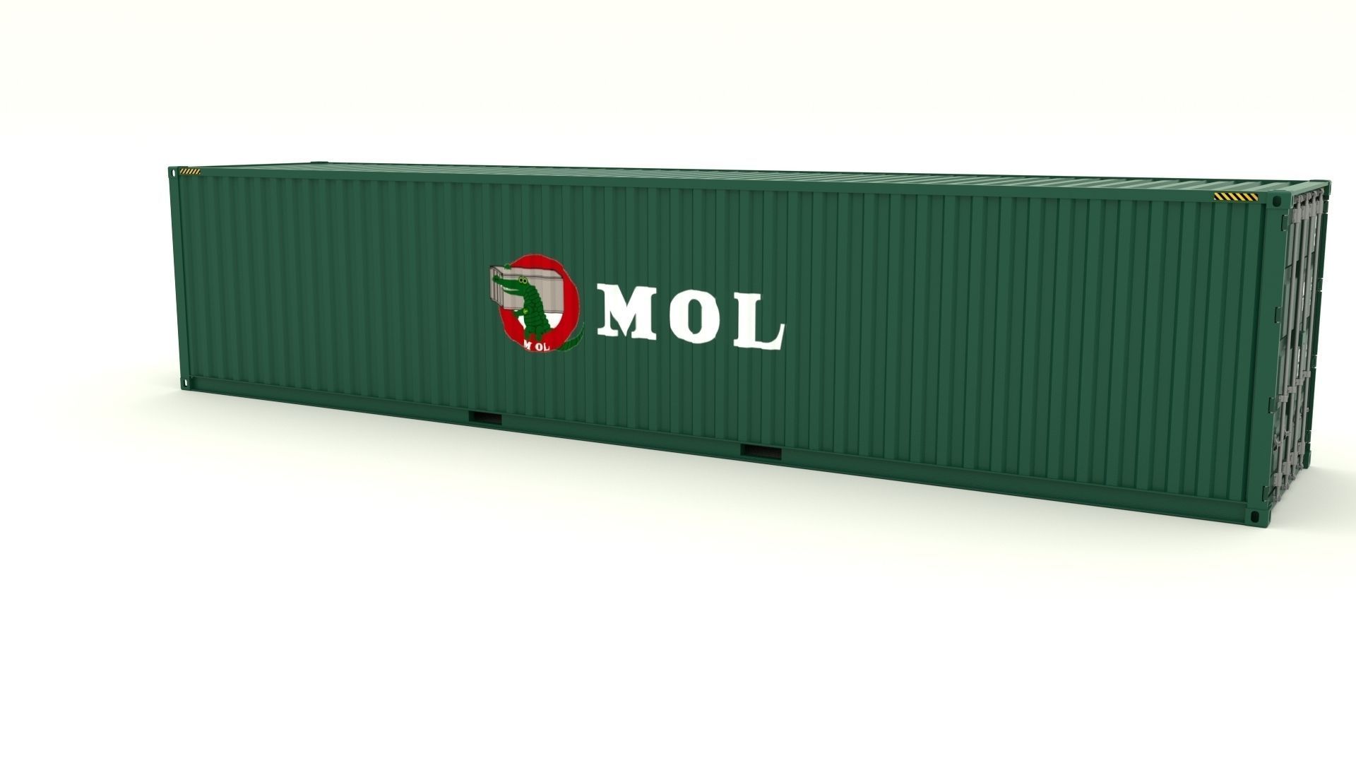 Shipping container MOL 3D model | CGTrader