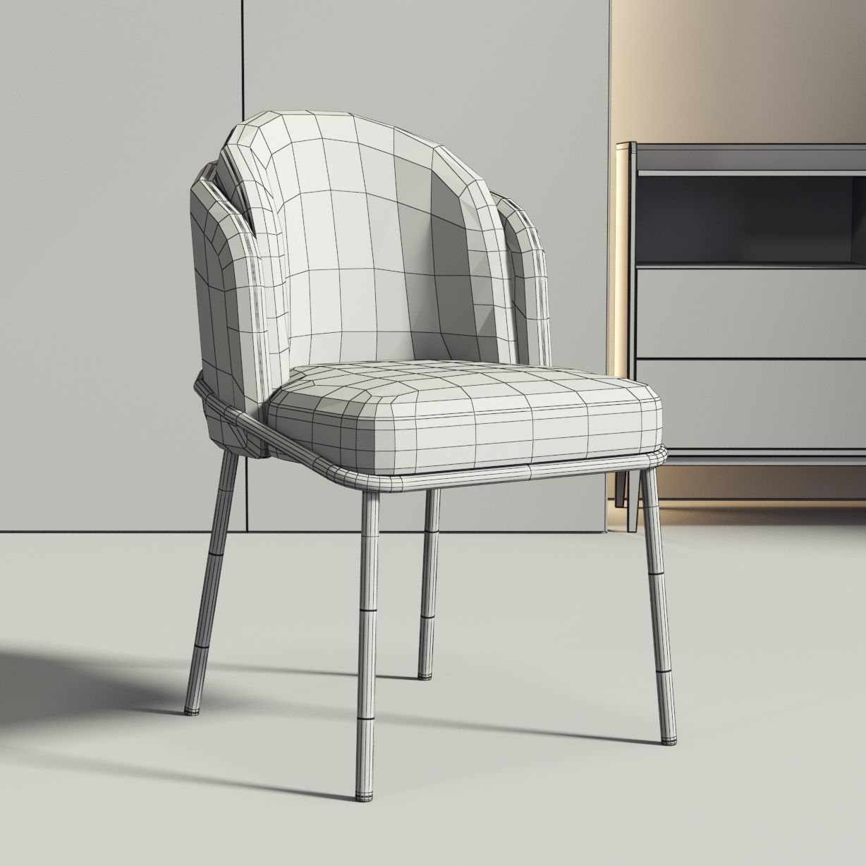 modern chair 058 3D model | CGTrader