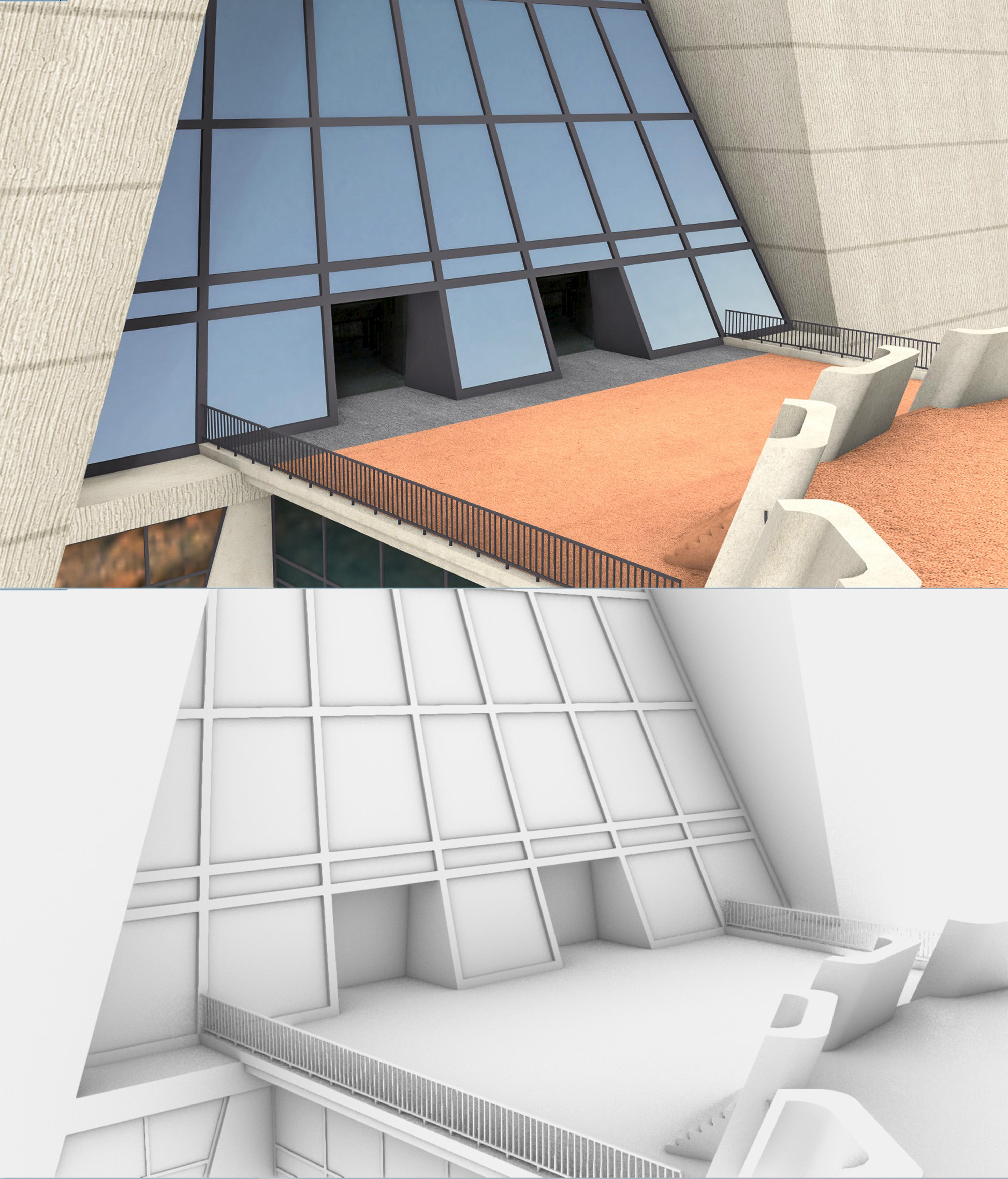 3D model Wilson Hall Fermilab building VR / AR / low-poly | CGTrader