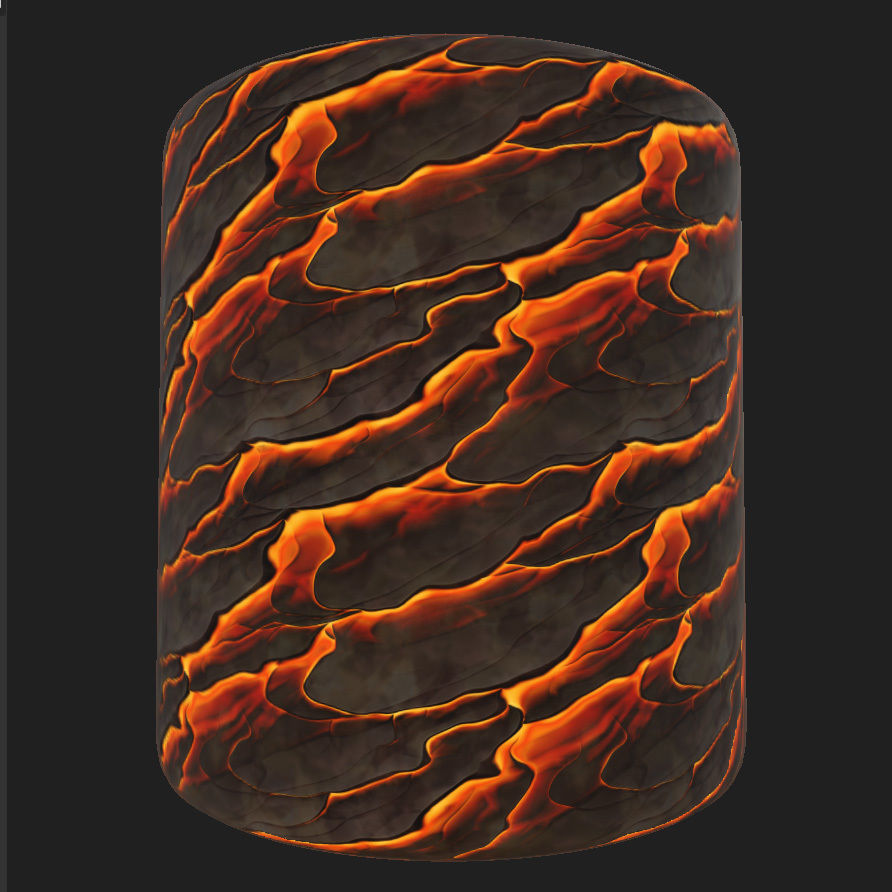 Texture Magma lava ball VR / AR / low-poly | CGTrader