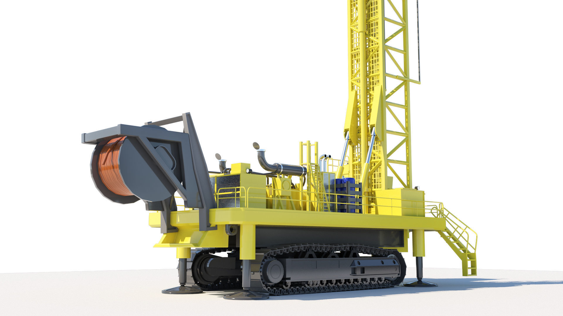 Drilling Machine 3D model 3D model | CGTrader