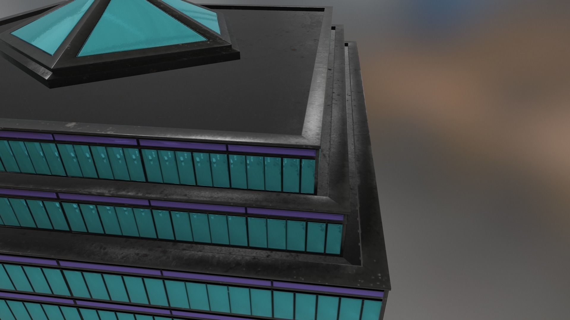 3D model 64 Storey Skyscraper VR / AR / low-poly | CGTrader