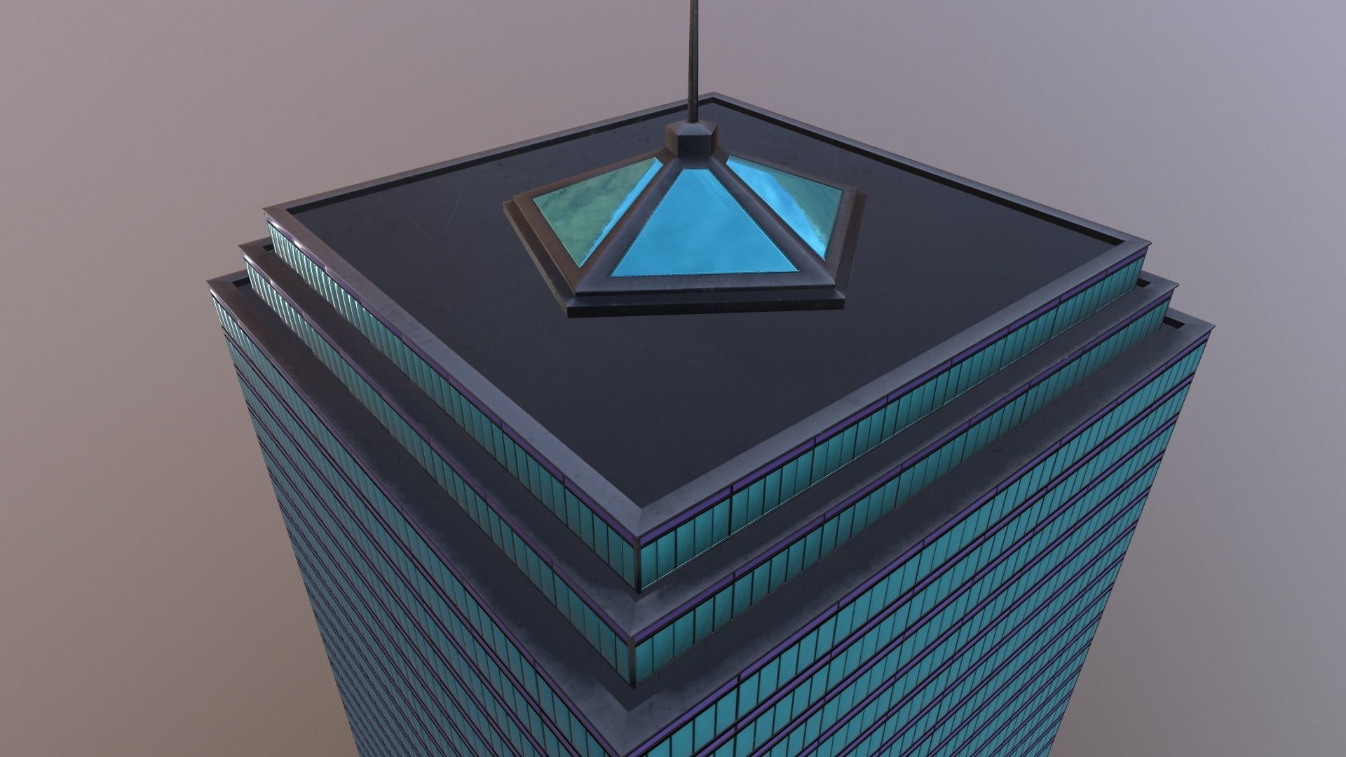 3D model 64 Storey Skyscraper VR / AR / low-poly | CGTrader