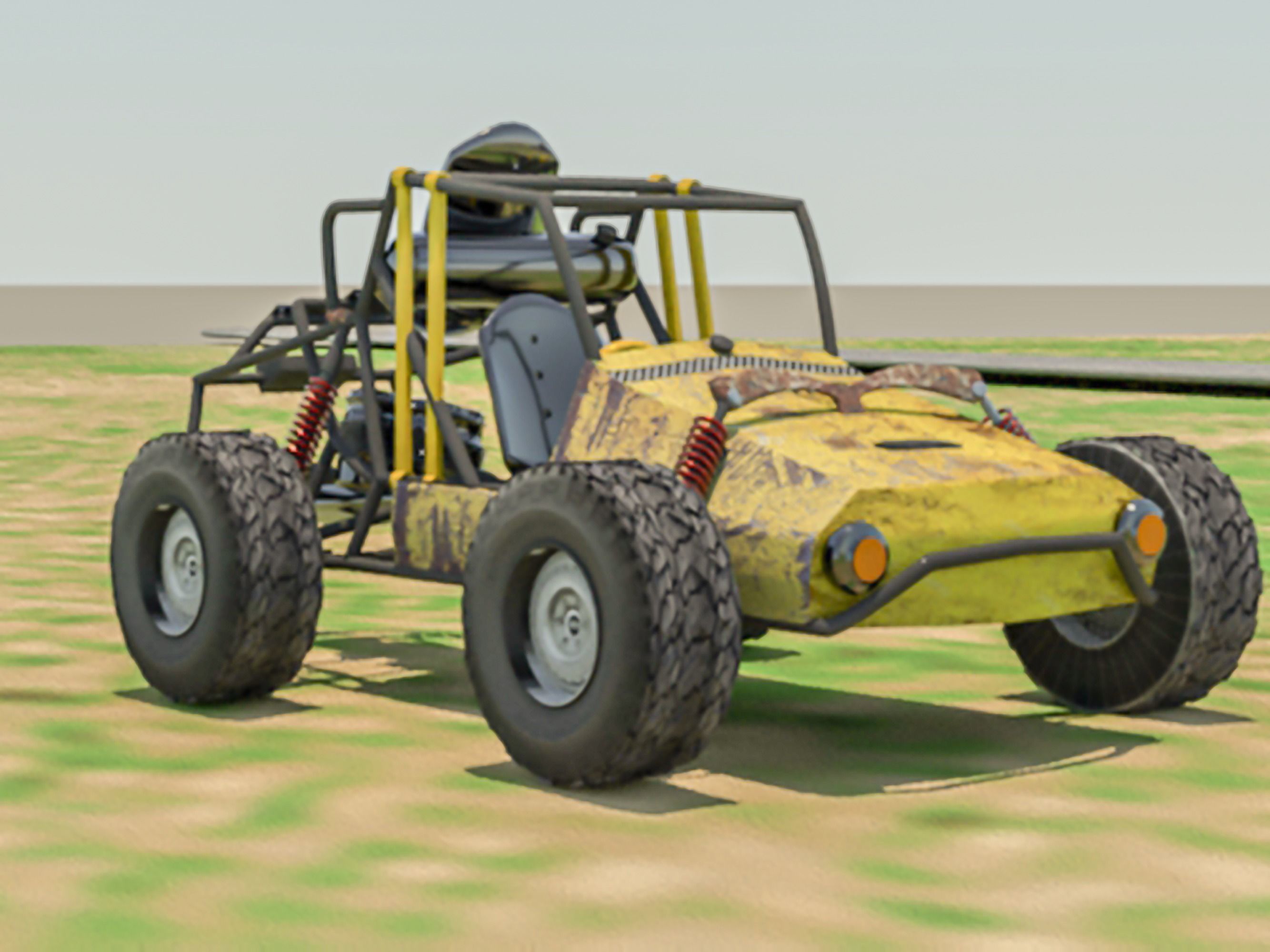 3D model pubg buggy 3d model VR / AR / low-poly | CGTrader