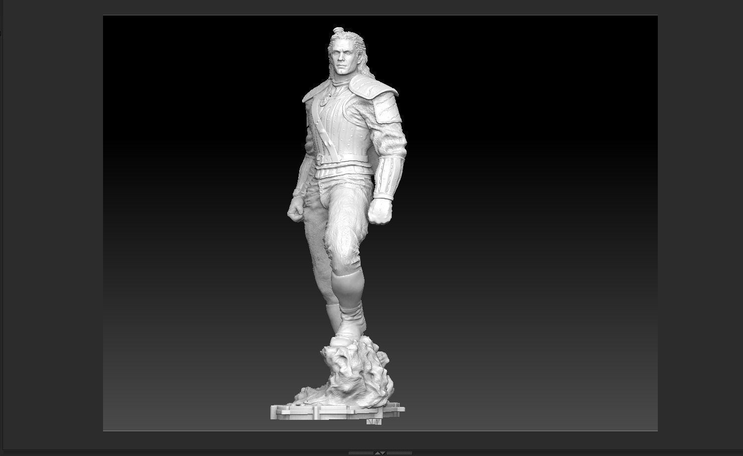 WITCHER GEROLT NETFLIX FULL MODEL FOR 3D PRINT 3D model 3D printable ...