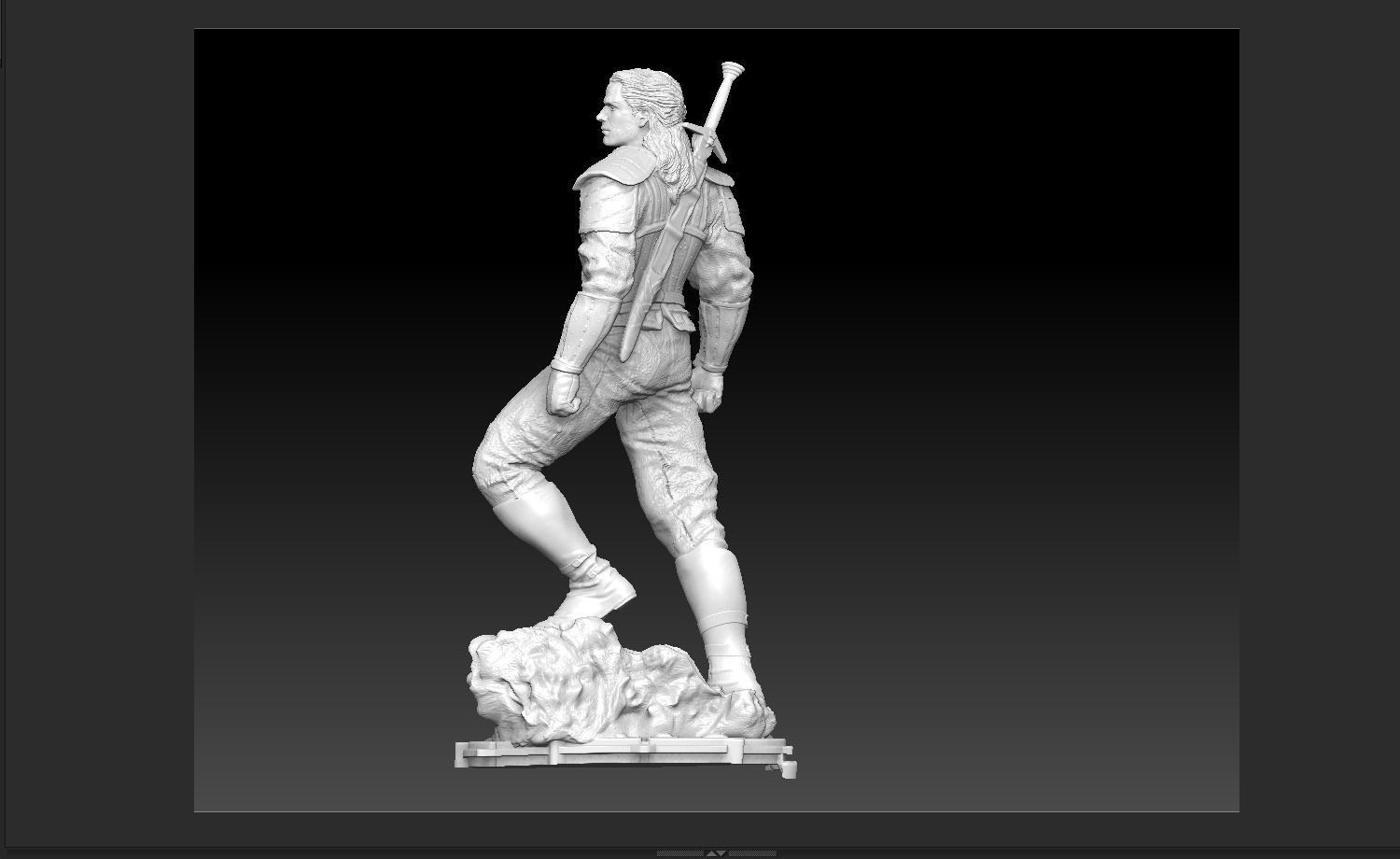WITCHER GEROLT NETFLIX FULL MODEL FOR 3D PRINT 3D model 3D printable ...