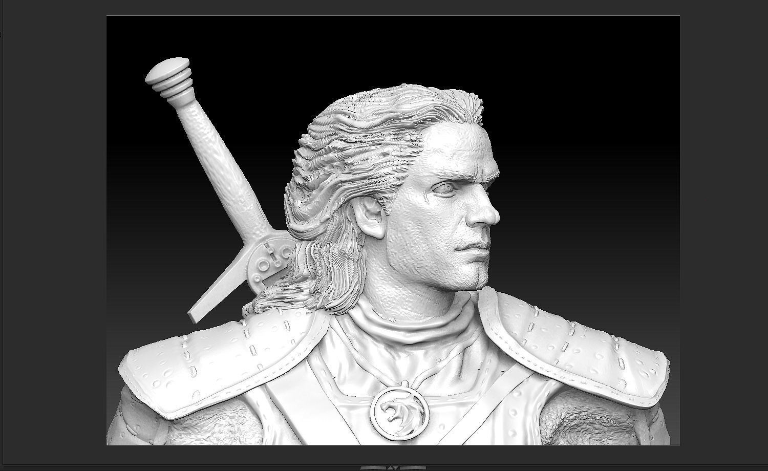 WITCHER GEROLT NETFLIX FULL MODEL FOR 3D PRINT 3D model 3D printable ...
