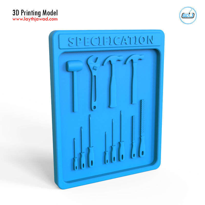 Workshop Tools 3D model 3D printable | CGTrader
