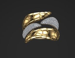 Ring snake 2 3D Model 3D printable STL 3DM - CGTrader.com