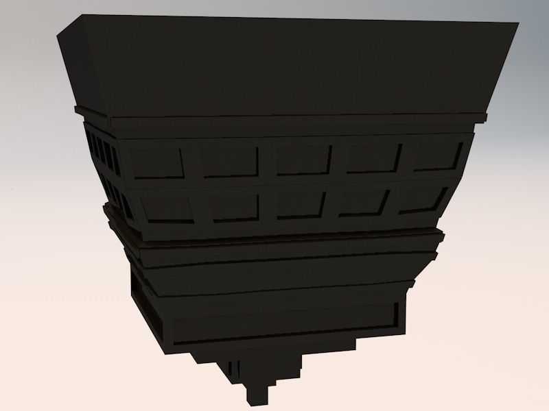 Wall Ceiling Edges and Corner Ornament free VR / AR / low-poly 3D model ...