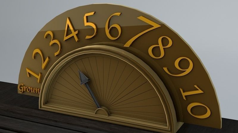 3D model Fancy Elevator Door VR / AR / low-poly animated | CGTrader