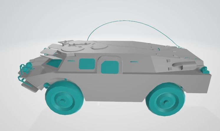 PUBG BRDM vehicle free 3D model | CGTrader