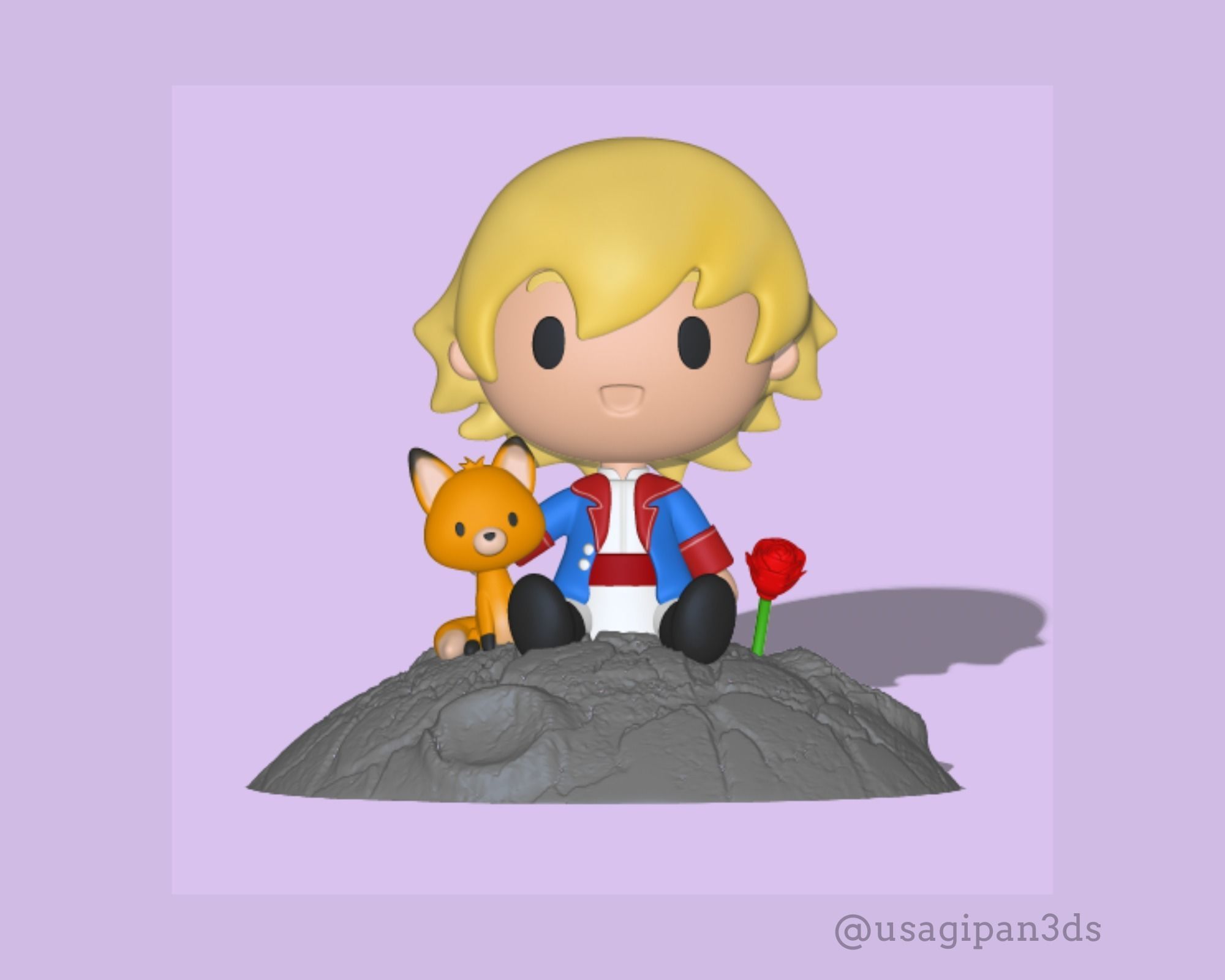 The Little Prince 3D model 3D printable | CGTrader