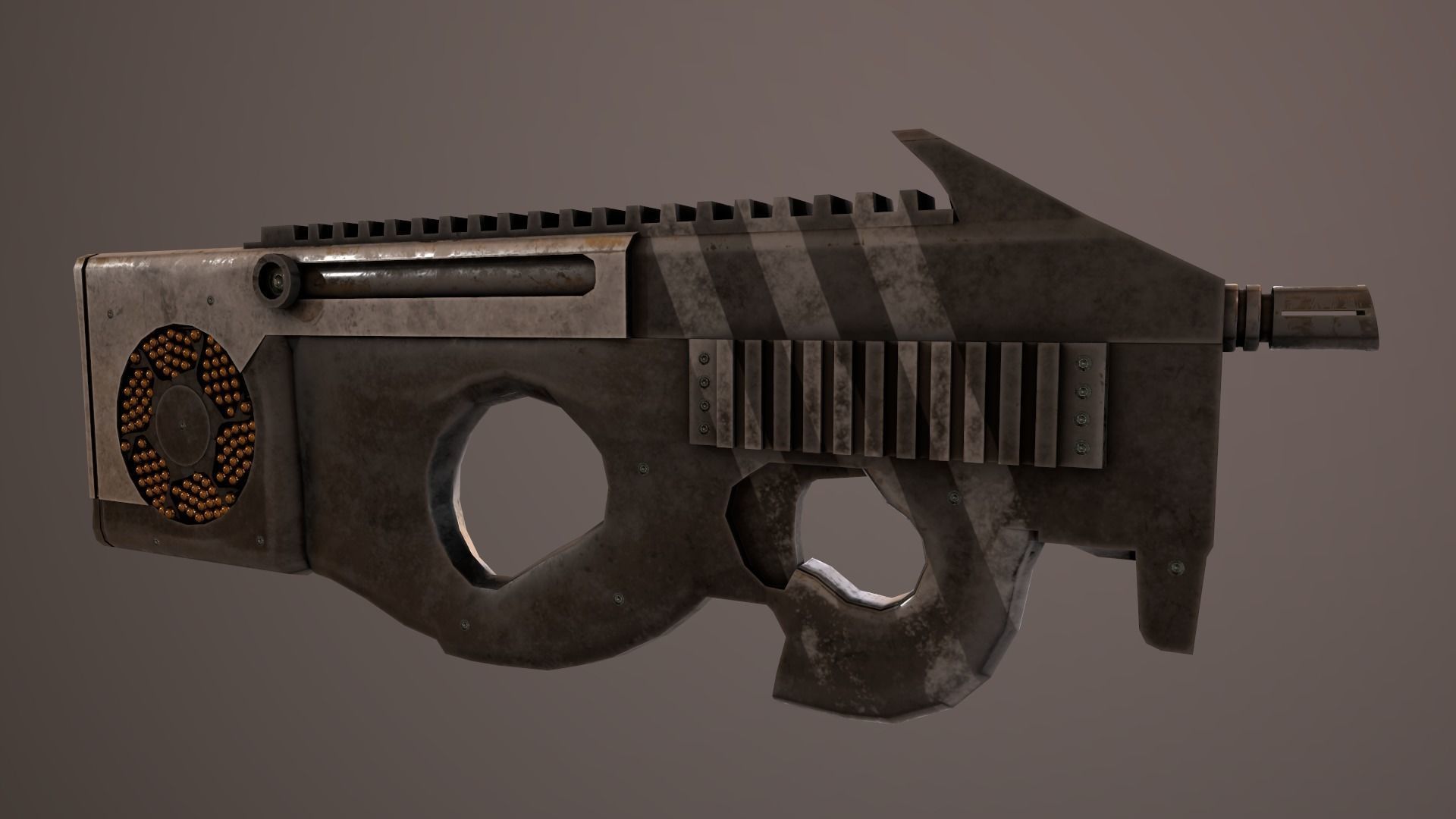 3D model Sci-Fi P90 VR / AR / low-poly | CGTrader
