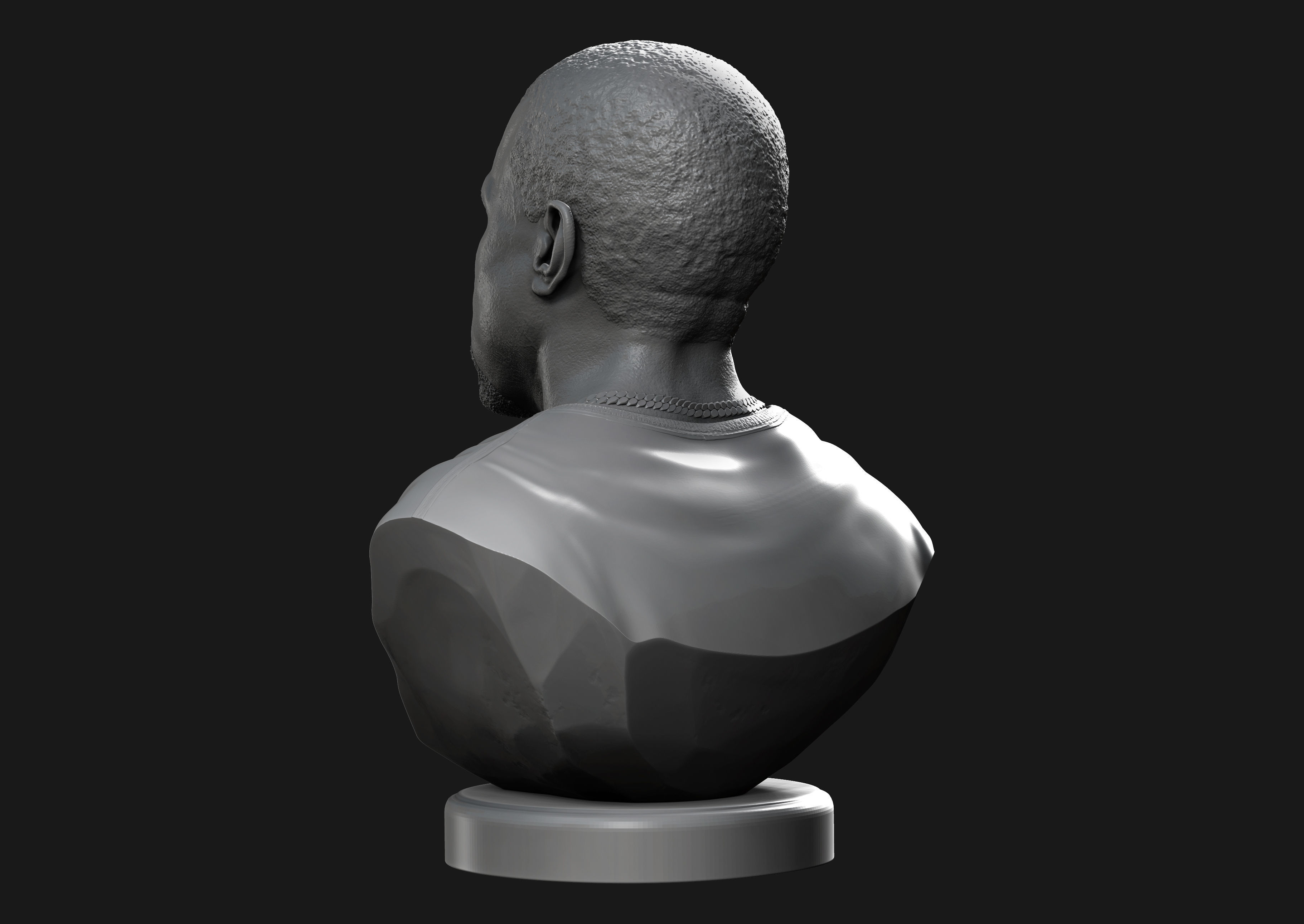 Kanye West 3D model 3D printable | CGTrader