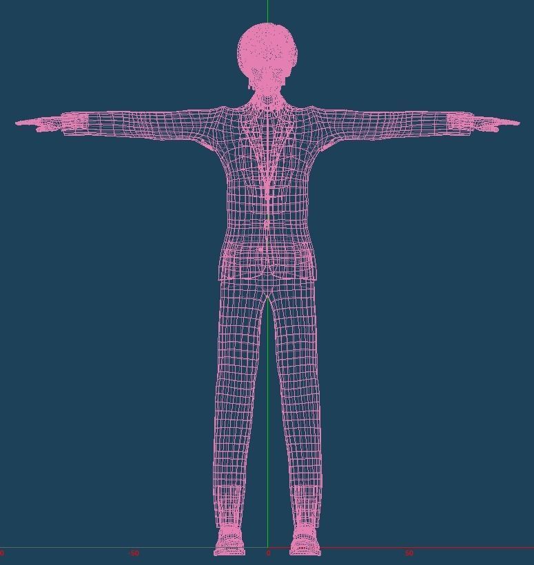 Unity Humanoid Model Male 010 free 3D model animated rigged | CGTrader