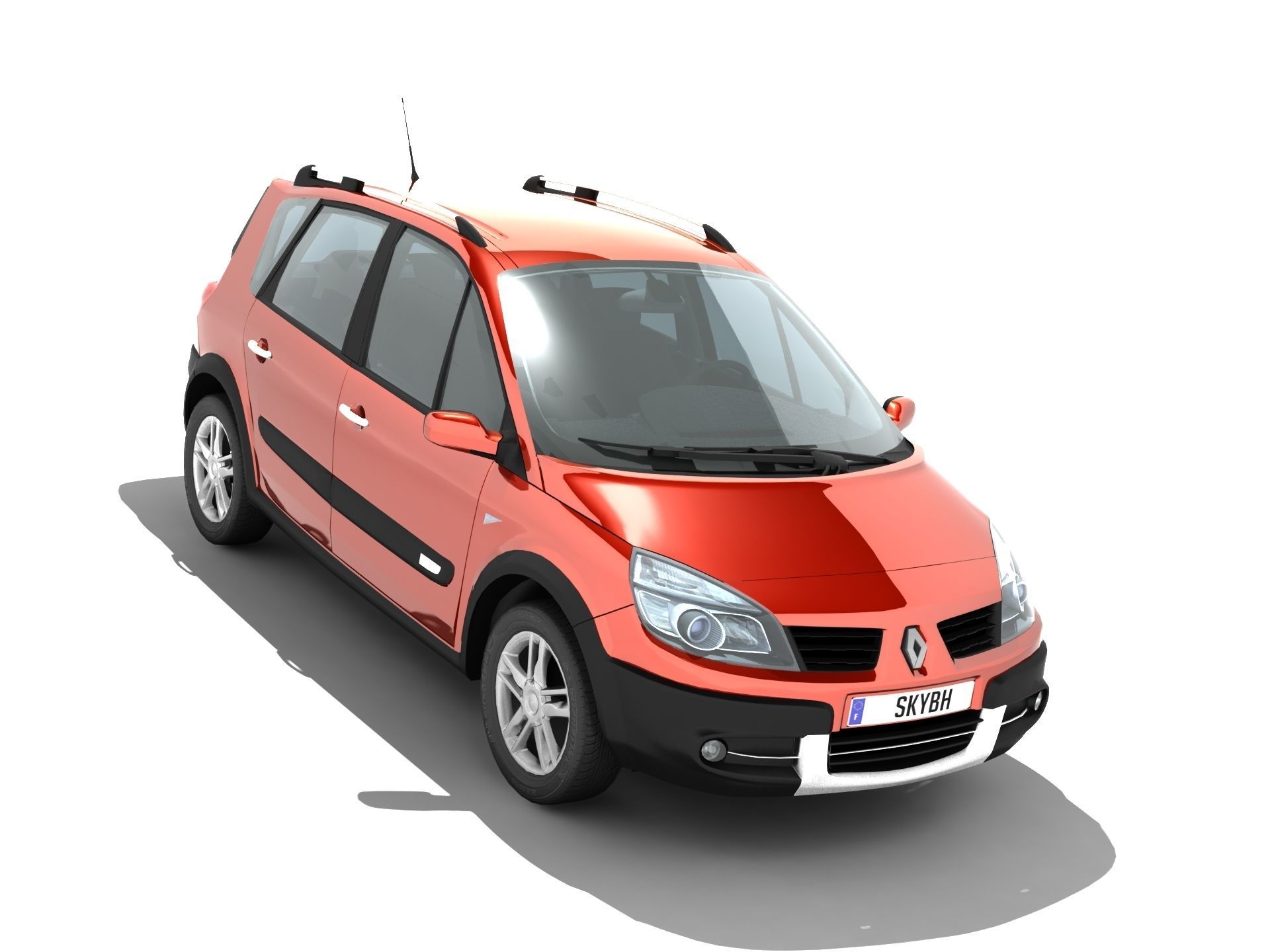 3D model Renault Scenic II Conquest VR / AR / low-poly | CGTrader