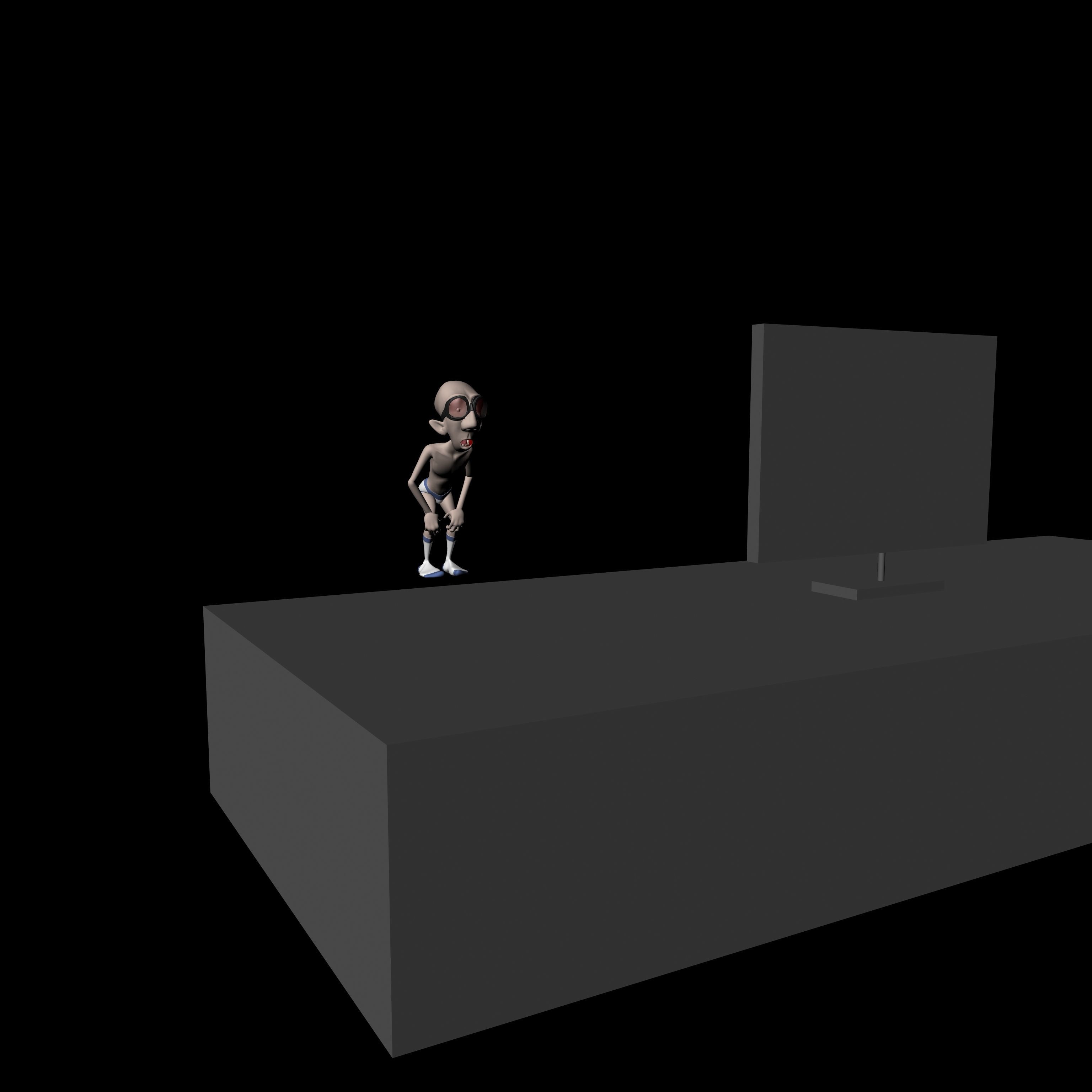 3D Character Model with Surprised pose 3D model rigged | CGTrader